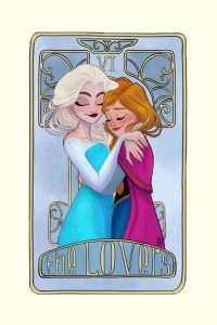 This Artist Made Major Arcana Tarot Cards as Disney Princesses, and It ...